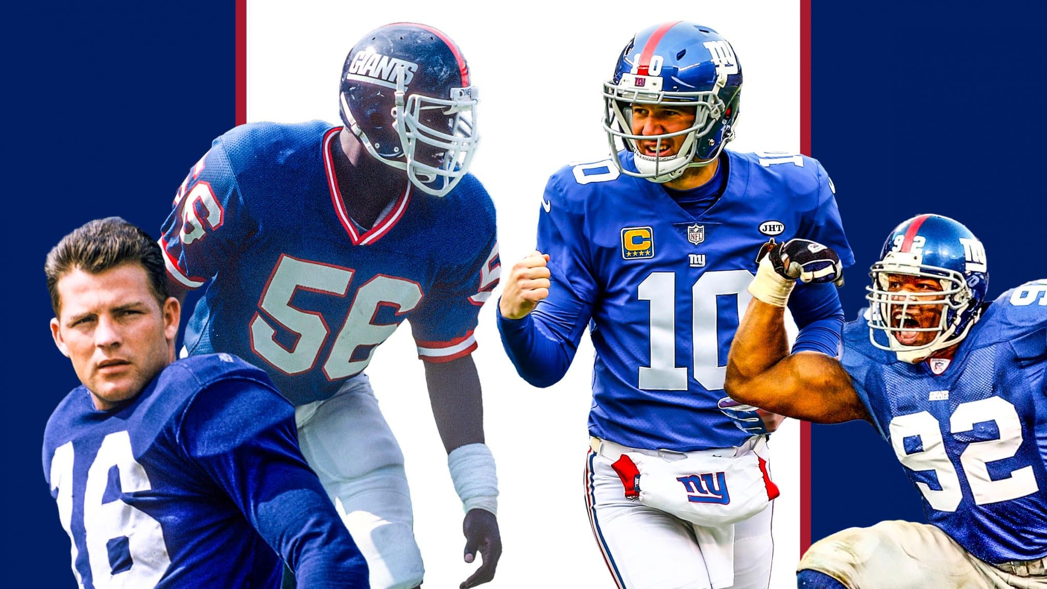The New York Giants historic Mount Rushmore