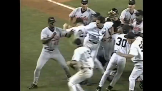 It's now been 25 years since this epic brawl between Yankees, Orioles