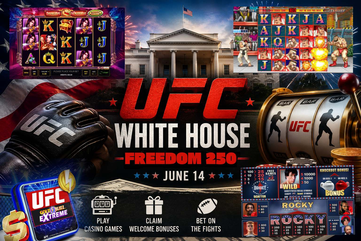 UFC Freedom 250 White House: Ultimate Fight-Themed Slots