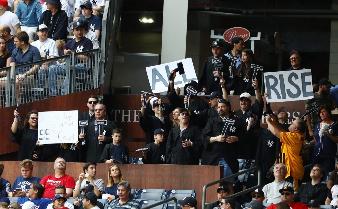 New York Yankees' Judge's Chambers Going With a Whole New Class of Fans