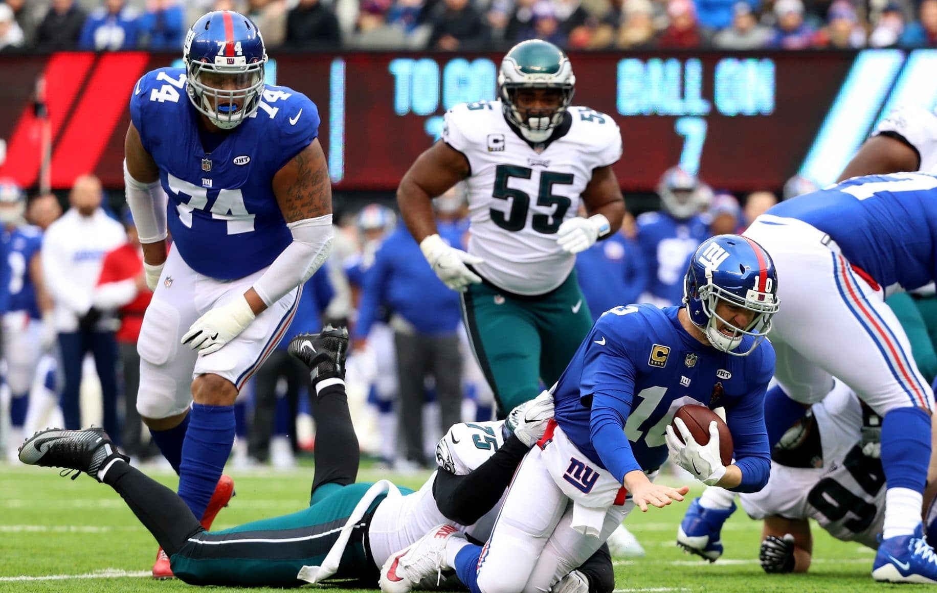New York Giants' O-line struggles reach an all-time low