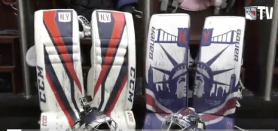New York Rangers' Henrik Lundqvist: Regular pads for Winter Classic
