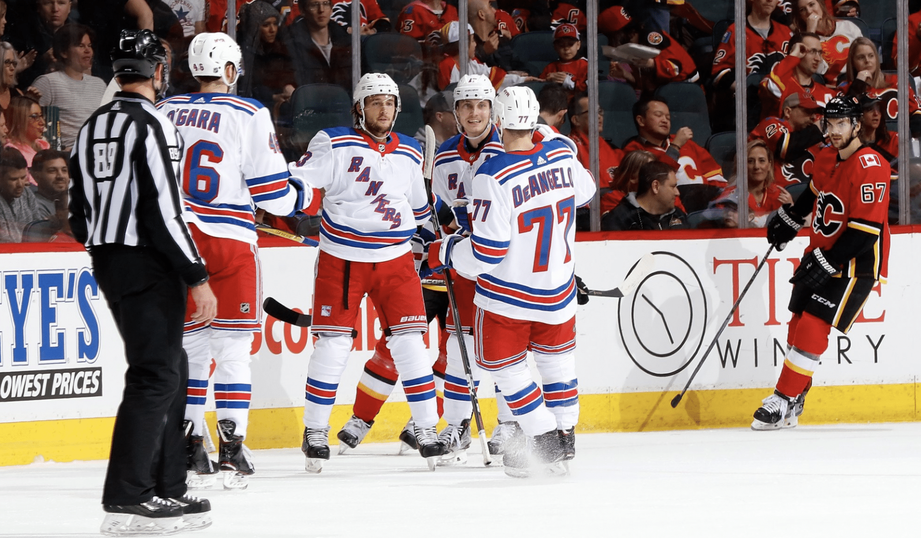 New York Rangers 3, Calgary Flames 1: Ryan Spooner tallies first