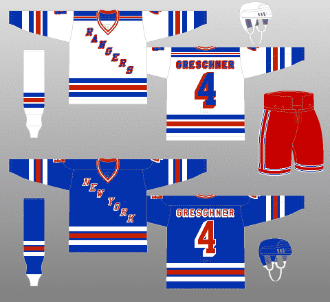 The evolution of the New York Rangers magnificent uniform
