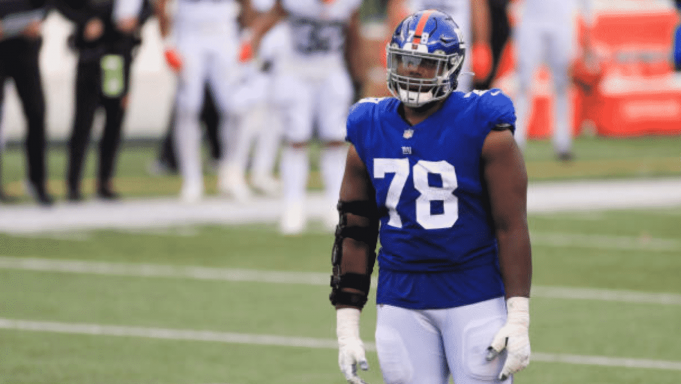New York Giants: Rookie LT Andrew Thomas is immensely improving