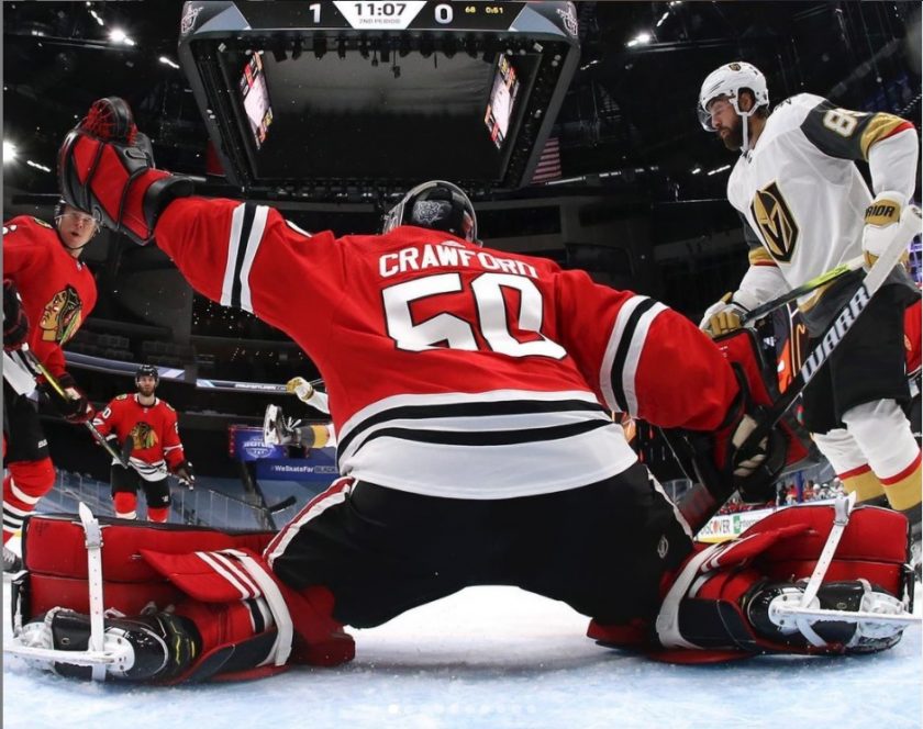 Where is Corey Crawford?