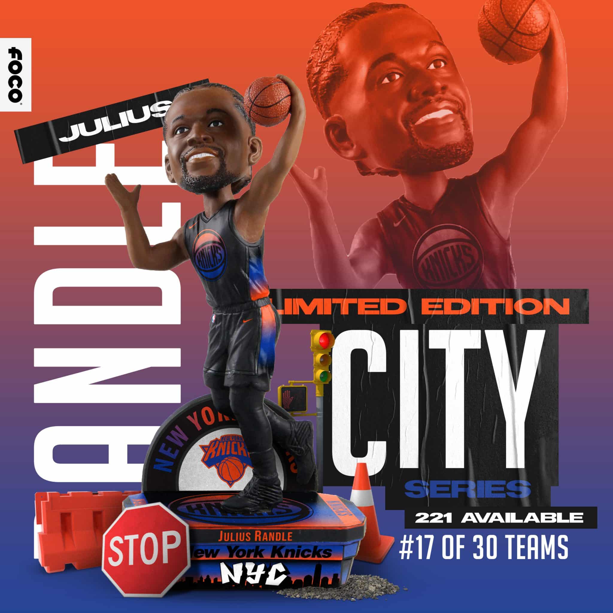 FOCO releases Julius Randle City Series bobblehead