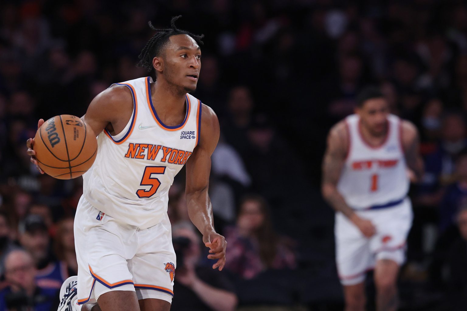Knicks' Immanuel Quickley is becoming NY's biggest baseball fan
